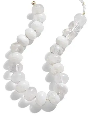 Baublebar Beaded Statement Necklace White