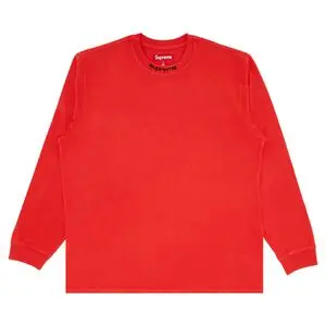 Supreme Long-sleeve Embroidered Collar Top