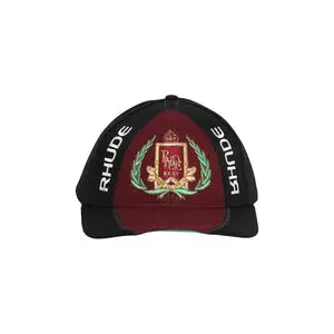 Rhude Racing Crest 6-panel Cap - Black