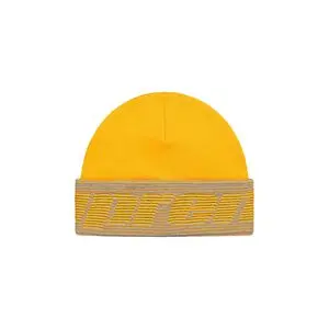 Supreme Reflective Jacquard Beanie - Yellow