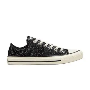 CONVERSE Chuck Taylor All Star Low Glitter Sneakers - Black