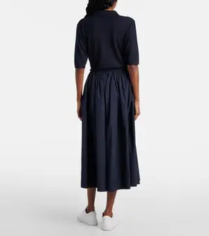 Gabriela Hearst Chiara Midi Skirt - Blue