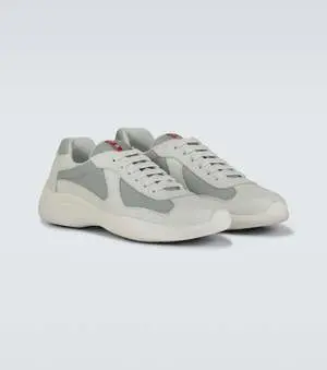 Prada America's Cup Sneakers - Silver