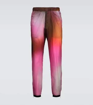 Prada Printed Technical Pants - Pink