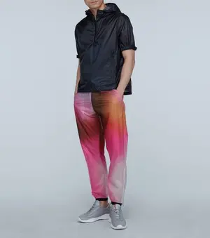 Prada Printed Technical Pants - Pink