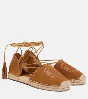 Isabel Marant Celsi Leather Espadrilles - Brown