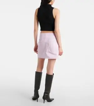 COURREGES Ribbed Cotton And Wool Tank Top