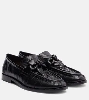 BOTTEGA VENETA Bottega Veneta Astaire Knot Leather Loafers