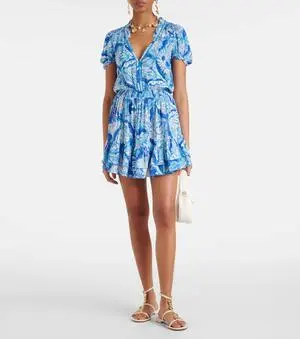 Poupette St Barth Bibi Floral Mini Dress