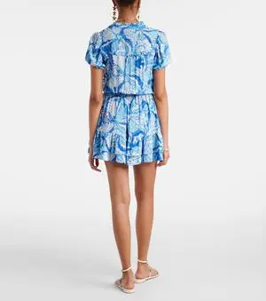 Poupette St Barth Bibi Floral Mini Dress