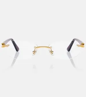 CARTIER Signature C Oval Glasses - Transparent