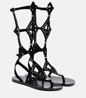 Isabel Marant Boham Cutout Gladiator Sandals - Black