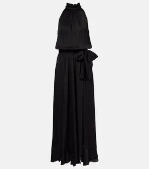 Poupette St Barth Nina Gown - Black