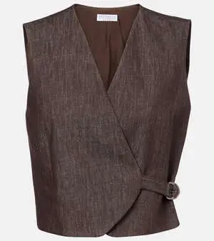 Brunello Cucinelli Oversized Vests For Women