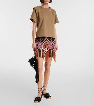 Isabel Marant Étoile Suede Lace-up Espadrilles - Black