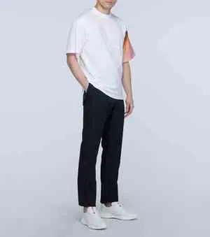 Prada Contrast-sleeve T-shirt