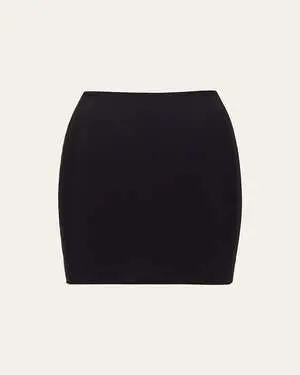 Commando Commando Classic Microfiber Mini Half Slip With Shorts Blk-black