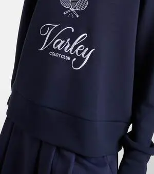 Varley Rasco Logo Jersey Sweatshirt - Blue
