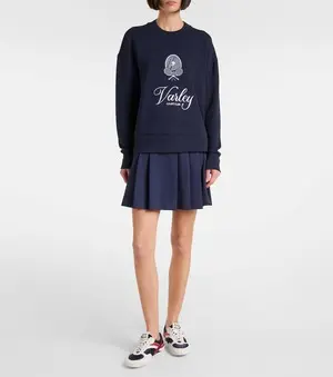 Varley Rasco Logo Jersey Sweatshirt - Blue