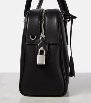 THE ROW India 10.00 Leather Tote Bag - Black