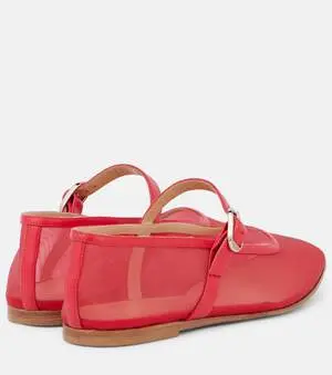 Le Monde Beryl Mary Jane Flats - Red