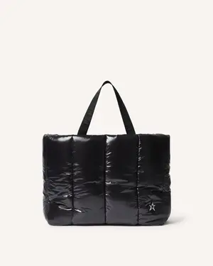 Perfect Moment Oversized Tote Bag - Black-liquid