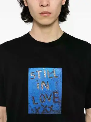 AGNES B. Still In Love Screen-print T-shirt