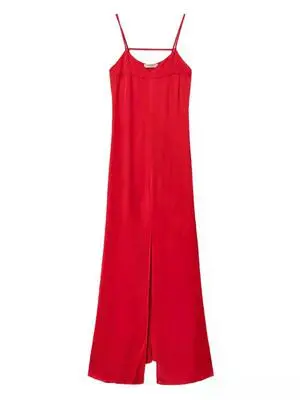 TWINSET Satin Slip Dress - Red