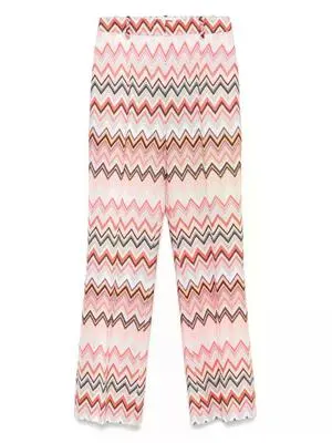 Missoni Zigzag Trousers - Red