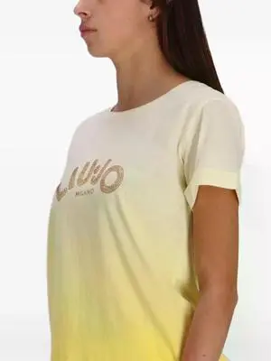 Liu Jo Logo-detail Gradient T-shirt