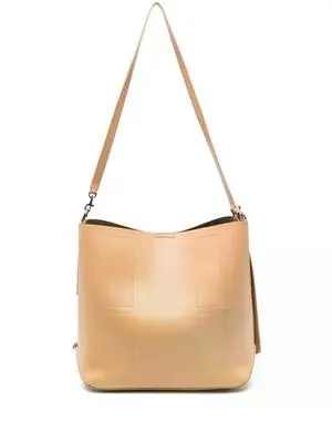 Hogan Leather Shoulder Bag - Neutrals