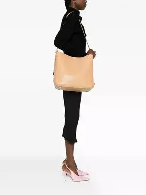 Hogan Leather Shoulder Bag - Neutrals