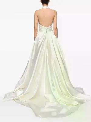 ANA RADU Satin Draped Gown