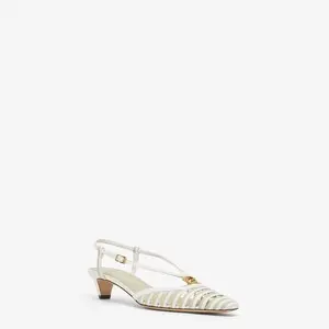 Fendi Slingbacks With Ff Detail