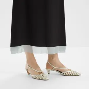 Fendi Slingbacks With Ff Detail