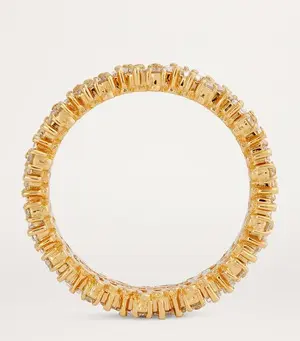 SUZANNE KALAN Shimmer Diamond Eternity Ring - Gold
