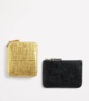 Comme Des Garçons Leather Zipped Pouch
