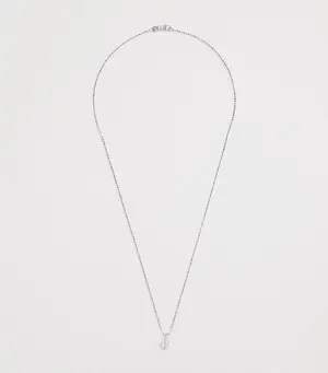 ANITA KO Small Palm Leaf Necklace