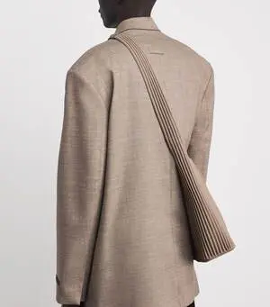 Issey Miyake Pleated Utility Shoulder Bag