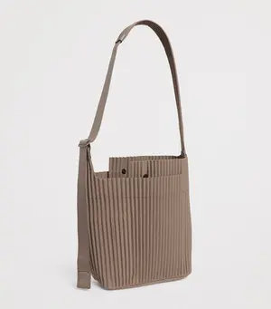 Issey Miyake Pleated Utility Shoulder Bag
