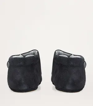 PAPOUELLI Suede Bambie Boots - Navy