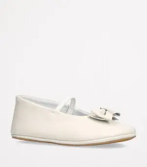 PAPOUELLI Leather Bowie Flats