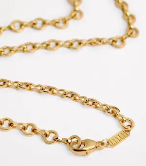 AZLEE 18k Yellow Circle-link Chain Necklace