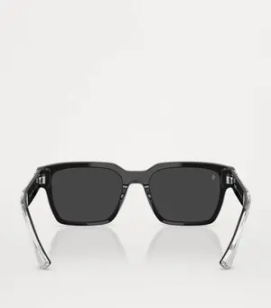 FERRARI Acetate Square Polarised Sunglasses