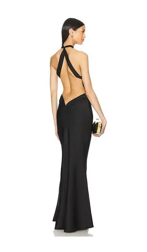 RUNAWAY THE LABEL Chara Maxi Dress - Black