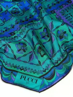 Emilio Pucci Festa-print Silk Scarf