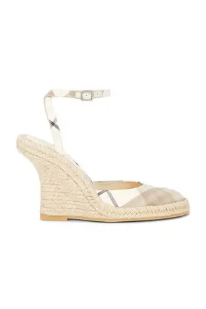 Burberry Mid Heel Espadrilles