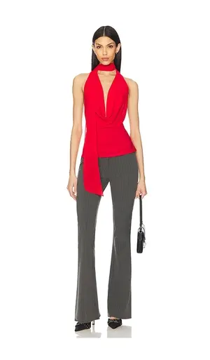 Majorelle Kelly Halter Top - Red