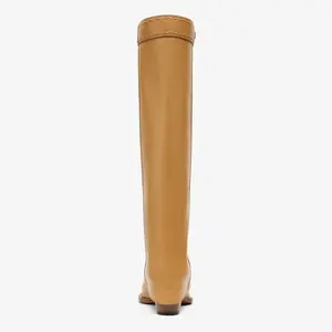 Fendi Knee High Boots - Beige