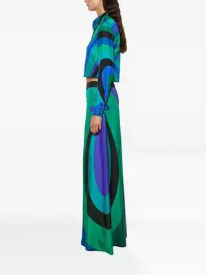 Emilio Pucci Iride-print Button-up Shirt